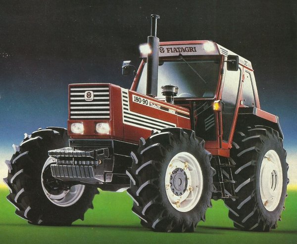 Fiatagri 160-90 & 180-90 DT: Die Grosstraktoren der Serie 90 ...